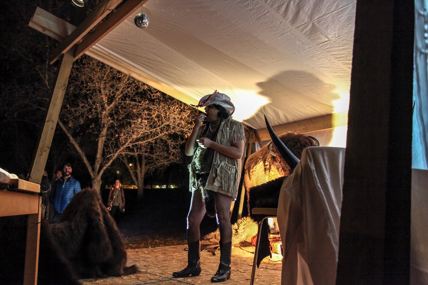 Adrian Stimson performs "Let Them Eat Pie" - College of Arts and ...